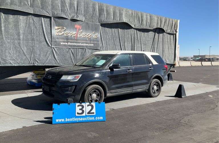 2017 FORD EXPLORER POLICE 4WD (SUV)/(MPV) 174,470 MILES, - Bentley ...