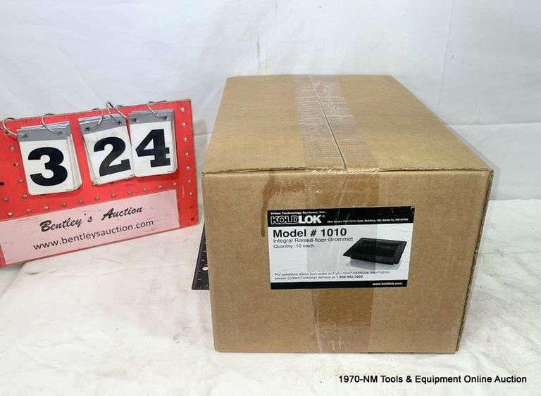 BOX: 10 KOLDLOK MODEL 1010 RAISED FLOOR GROMMET - Bentley & Associates, LLC