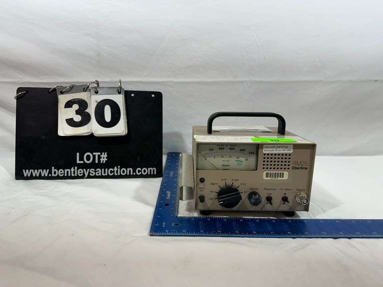 EBERLINE RM25 RADIATION MONITOR - Bentley & Associates, LLC