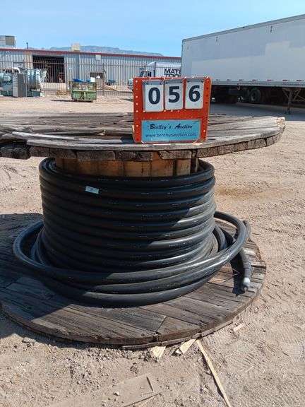 WOOD SPOOL: BCD-PX BKMH 60C DIRECT BURIEL TELEPHONE CABLE, 906 GROSS ...