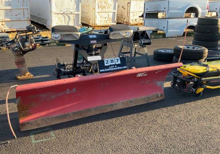 WESTERN HEAVY DUTY 8' STEEL BLADE PRO PLUS ULTRA MOUNT SNOW PLOW ...