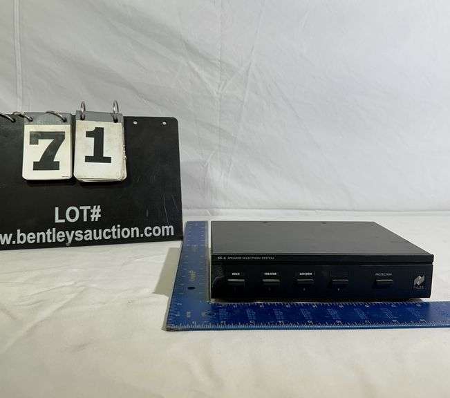 NILES SS-4 SPEAKER SELECTION SYSTEM - Bentley & Associates, LLC