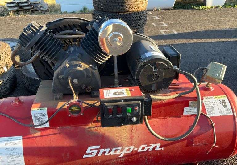 SNAP-ON TOOLS AC580H HORIZONTAL 80 GALLON AIR COMPRESSOR - Bentley ...