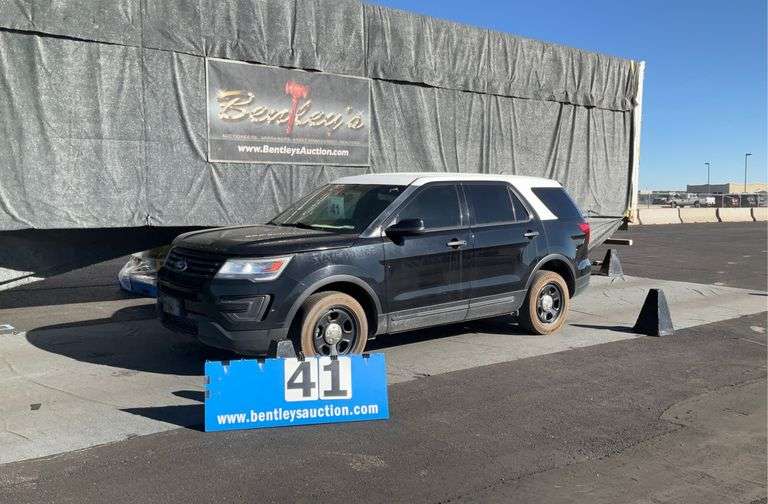 2018 FORD EXPLORER POLICE 4WD (SUV)/(MPV) 160,552 MILES, - Bentley ...