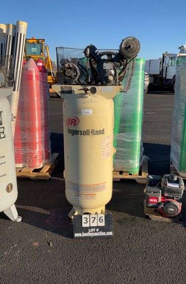 INGERSOLL-RAND 2340 60 GALLON VERITCAL AIR COMPRESSOR - Bentley ...