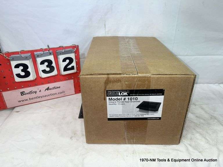 BOX: 10 KOLDLOK MODEL 1010 RAISED FLOOR GROMMET - Bentley & Associates, LLC