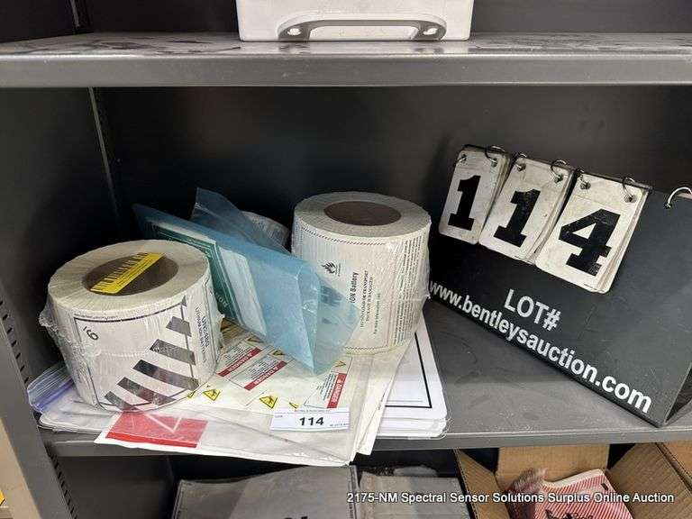 MISC WARNING LABELS - Bentley & Associates, LLC