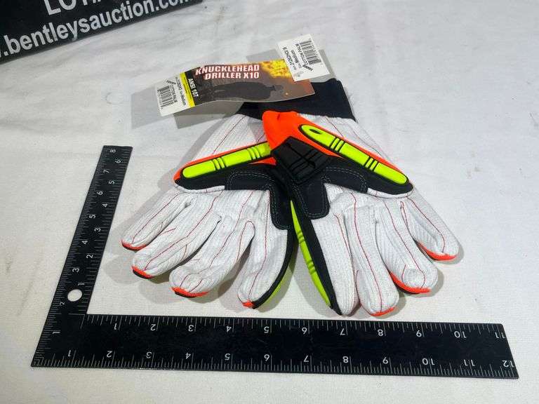 KNUCKLEHEAD DRILLER IMPACT GLOVES - MEDIUM - Bentley & Associates, LLC