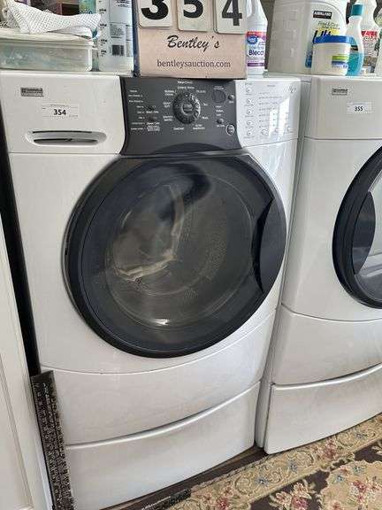 KENMORE FRONT LOAD WASHER W/ STAND - Bentley & Associates, LLC