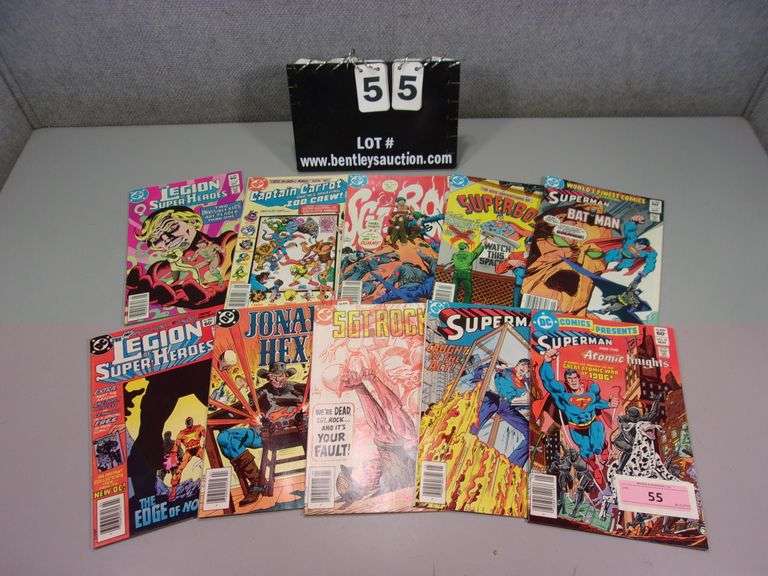 LOT: 10 DC COMIC BOOKS - SUPERMAN, JONAH HEX, SUPERBOY, ETC. - Bentley ...