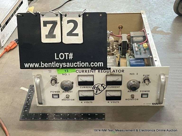 HV REGULATOR WITH NEW POWER TUBES - Bentley & Associates, LLC