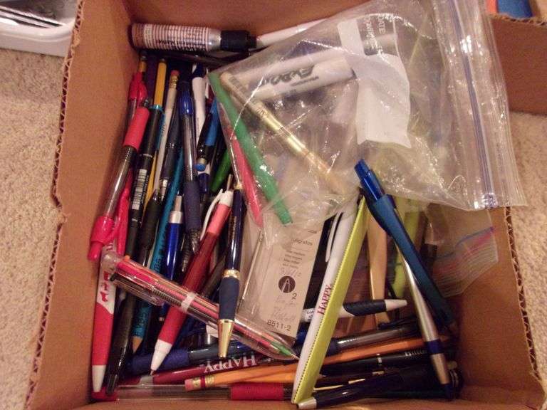 BOX: ASSORTED PENS - Bentley & Associates, LLC