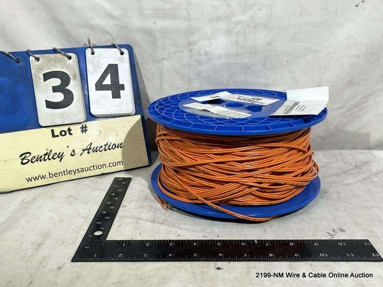 SPOOL: CABLE - ORANGE, 100' TLC CABLE - Bentley & Associates, LLC