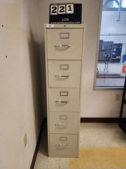 HON 5-DRAWER FILE CABINET - Bentley & Associates, LLC