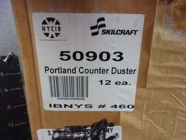 BOX: SKILLCRAFT PORTLAND COUNTER DUSTER BROOM HEADS MODEL: 50903 (12 ...