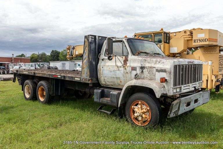 1985 GMC C7 FLATBED TRUCK 40,345 MILES - Bentley & Associates, LLC