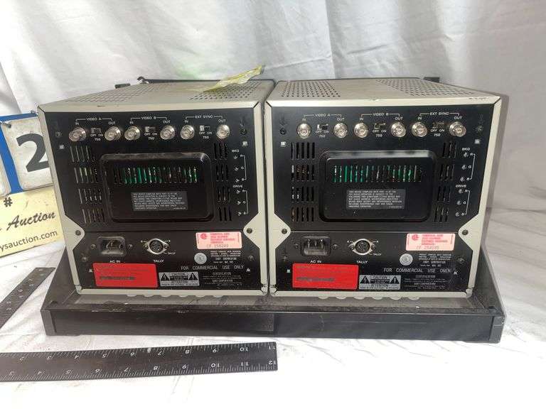 SONY TRINITRON PVM-8221 VIDEO MONITOR SUAL SYSTEM - Bentley ...