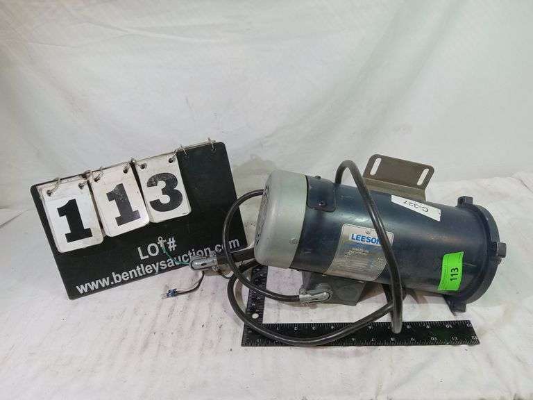 LEESON MODEL: C42D17FK7A DIRECT CURRENT MOTOR - Bentley & Associates, LLC