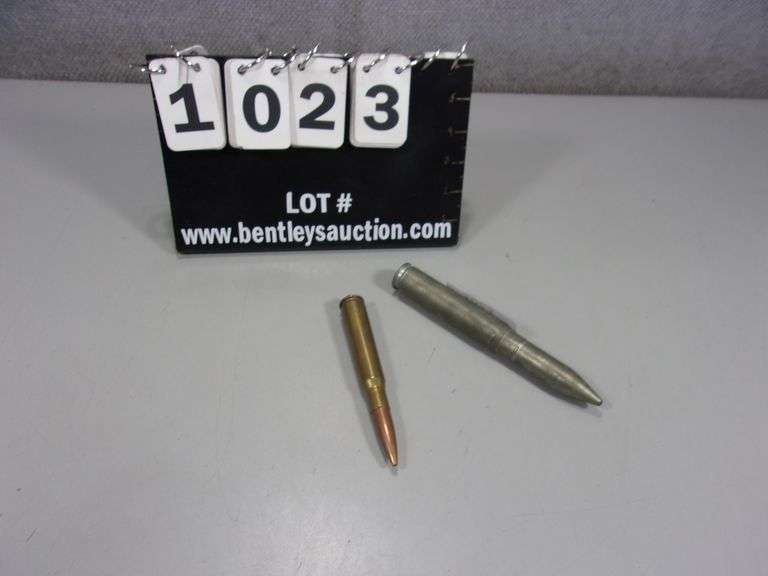 LARGE BRASS & STEEL DECORATIVE BULLETS - Bentley & Associates, LLC