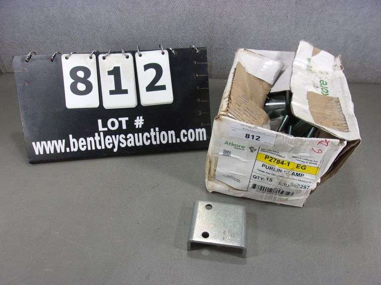 BOX: ATKORE UNISTRUT PURLIN CLAMPS MODEL: P2784-1 EG - Bentley ...