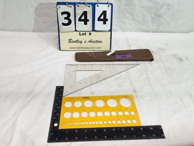 PICKETT SLIDING RULER AND PROTRACTORS - Bentley & Associates, LLC