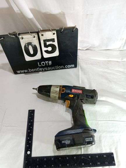 RYOBI P201 1/2" CORDLESS DRILL W/ BATTERY - Bentley & Associates, LLC