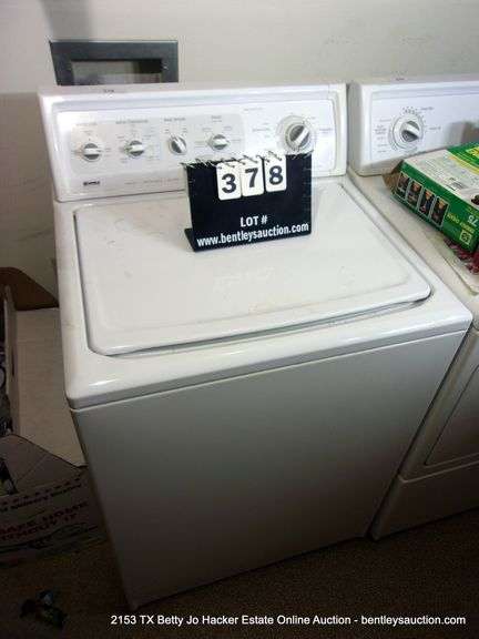 KENMORE ELITE HEAVY DUTY KING SIZE CAPACITY WASHING MACHINE - Bentley ...