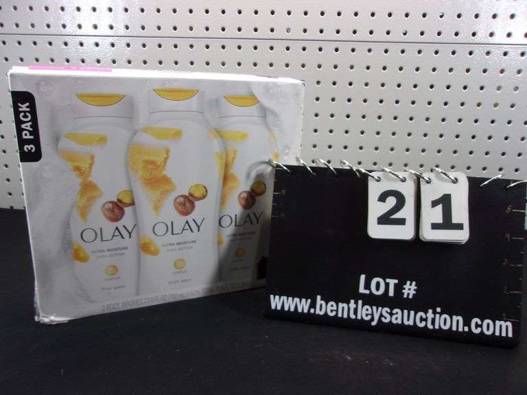 OLAY 3-PACK SHEA BUTTER BODY WASH, 23.6 FL OZ BOTTLES - Bentley ...