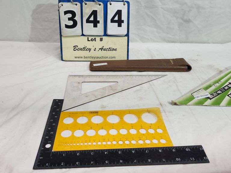 PICKETT SLIDING RULER AND PROTRACTORS - Bentley & Associates, LLC
