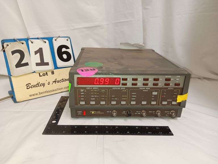 TABOR ELECTRONICS 8201 PULSE/FUNCTION GENERATOR - Bentley & Associates, LLC