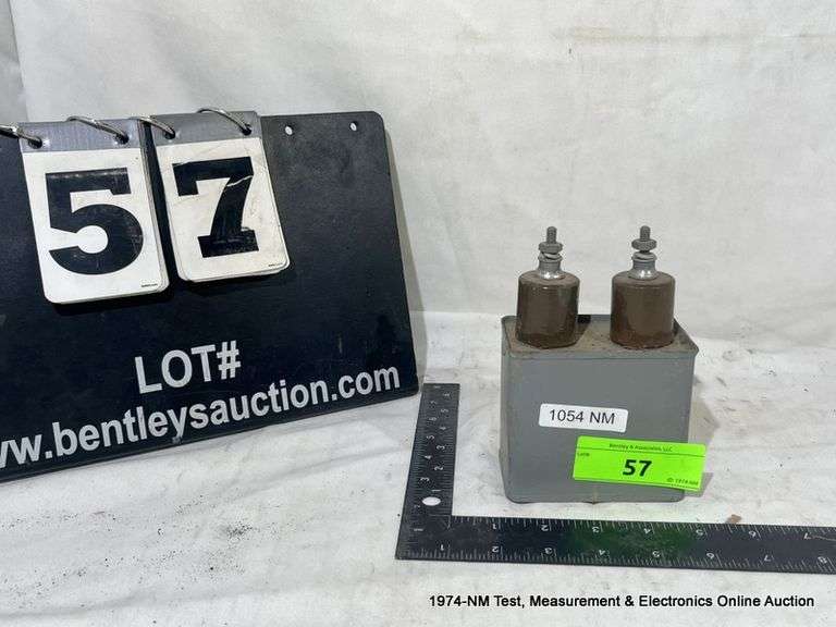 GE 22 F100 CAPACITOR 1MFD 6000V - Bentley & Associates, LLC
