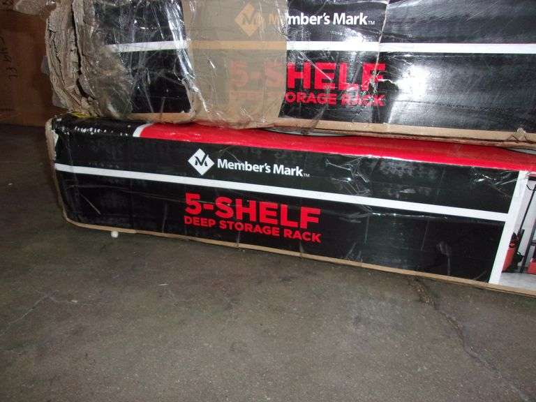 MEMBERS MARK 5-SHELF DEEP STORAGE RACK - Bentley & Associates, LLC