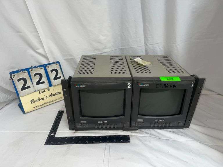 SONY TRINITRON PVM-8221 VIDEO MONITOR SUAL SYSTEM - Bentley ...
