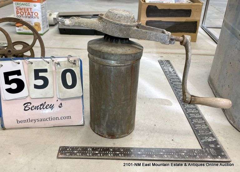 HAND-CRANK ICE CREAM CHURN - Bentley & Associates, LLC