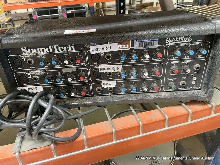 SOUND TECH QM6 MIXER - Bentley & Associates, LLC
