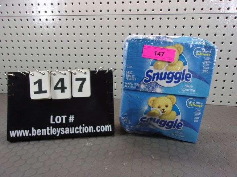 2-PACK SNUGGLE BLUE SPARKLE LAUNDRY SHEETS - Bentley & Associates, LLC