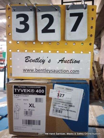 BOX: TYVEK 400 LAB COAT - XL - Bentley & Associates, LLC