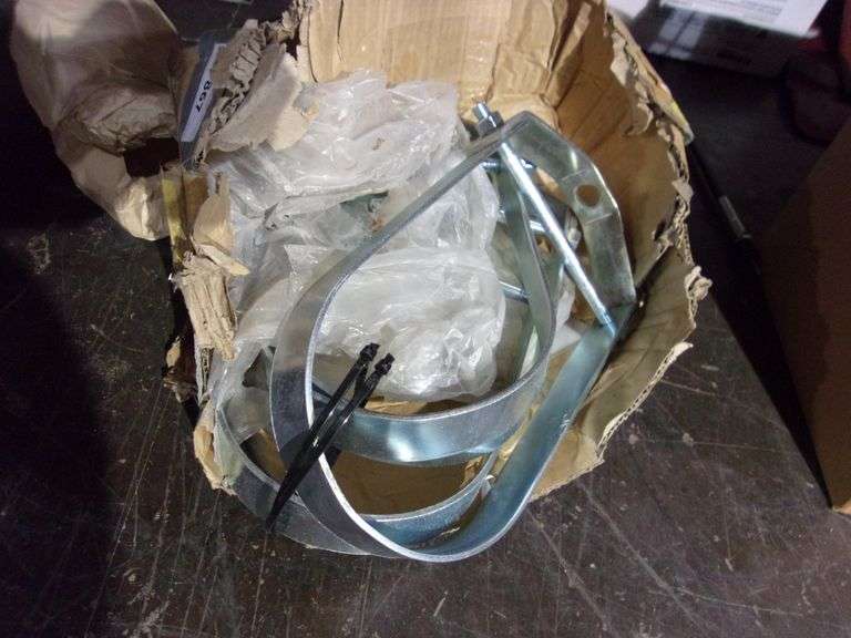 BOX: LARGE HANGING PIPE STRAPS / CLAMPS - Bentley & Associates, LLC