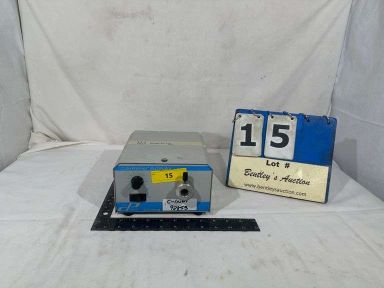 COLE-PARMER ILLUMINATOR & 41722 SERIES - Bentley & Associates, LLC