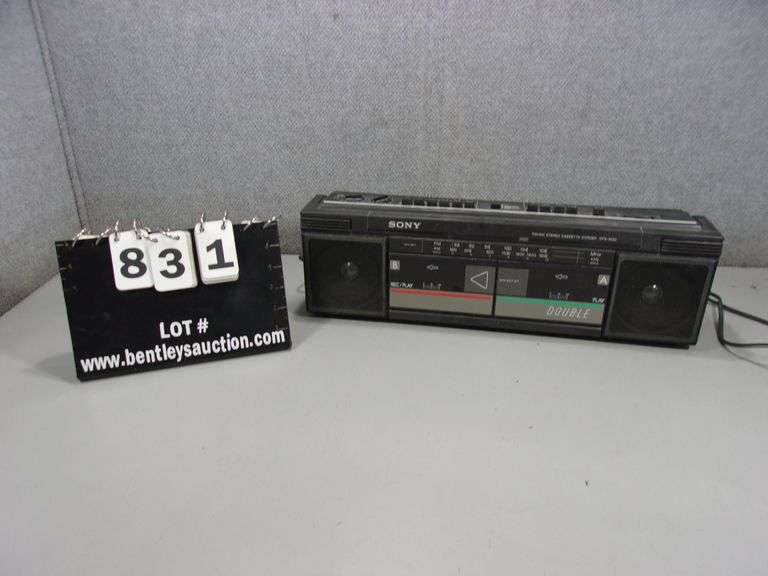 SONY FM/AM STEREO CASSETTE-CORDER, MODEL: CFS-W30 - Bentley ...
