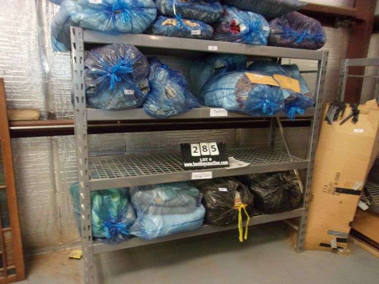 4-TIER GREY METAL SHELVING - Bentley & Associates, LLC