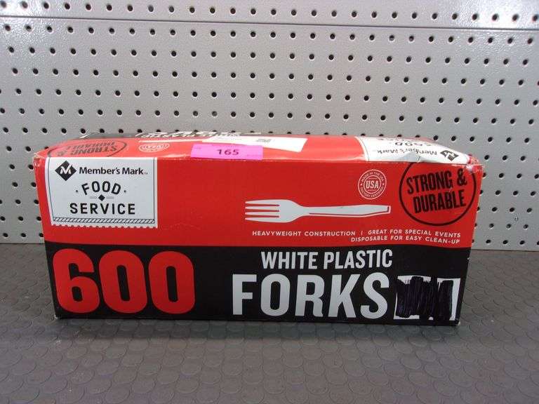 MEMBERS MARK FOOD SERVICE PLASTIC FORKS, 600 WHITE - Bentley ...