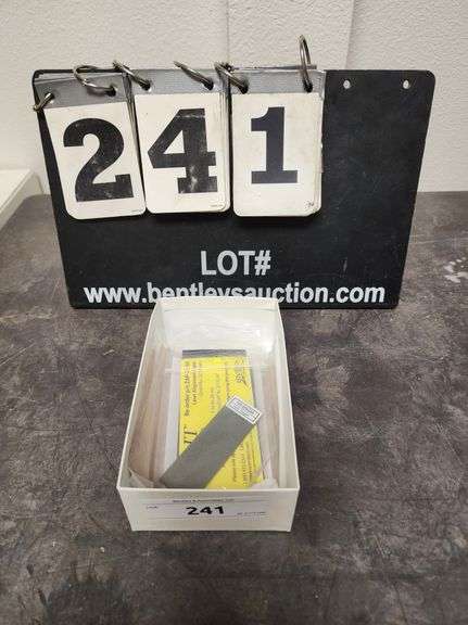 BOX: MISC LASER ALIGNMENT PAPER - Bentley & Associates, LLC