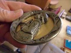 MICHAEL ANTHONY RICKER VINTAGE PEWTER PLAQUE PLATES & DONALD ZOLAN ...