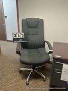 BLACK CLOTH CASTER OFFICE CHAIR - Bentley & Associates, LLC