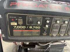 PREDATOR 8750 GENERATOR - Bentley & Associates, LLC
