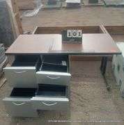 WOOD & METAL DESK - Bentley & Associates, LLC