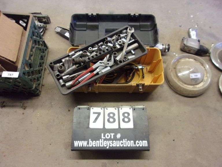 CRAFTSMAN YELLOW POLY TOOLBOX W/ TOOLS - Bentley & Associates, LLC