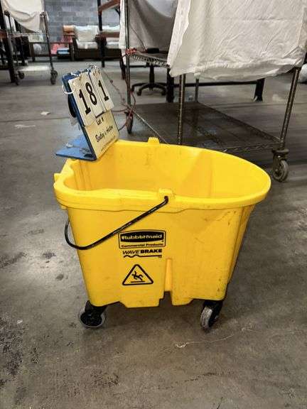 RUBBERMAID MOP BUCKET **NO STRAINERS** - Bentley & Associates, LLC