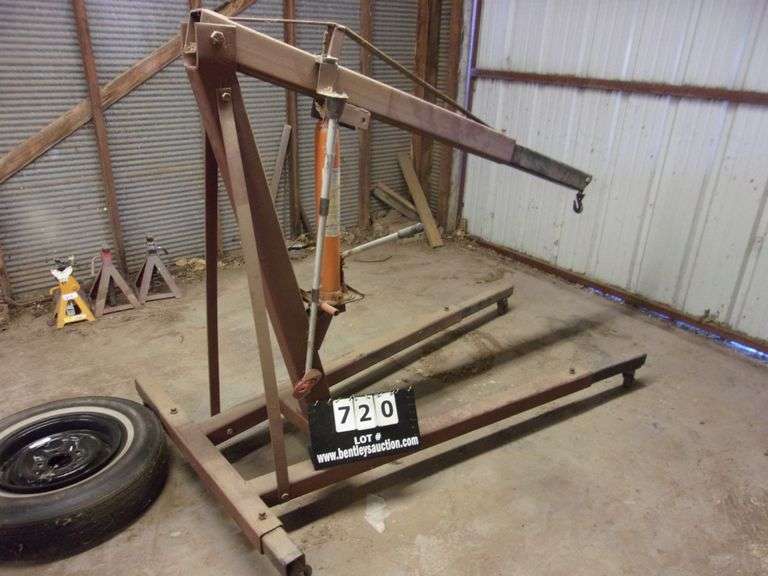 CASTERED HYDRAULIC METAL ENGINE CHERRY PICKER HOIST - Bentley ...